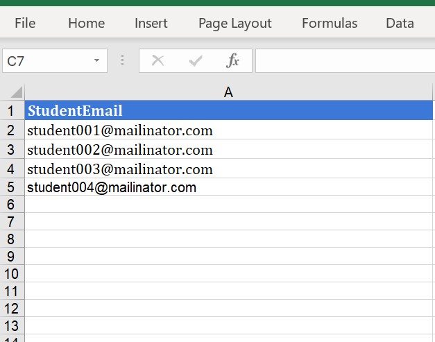 Upload a Course Roster