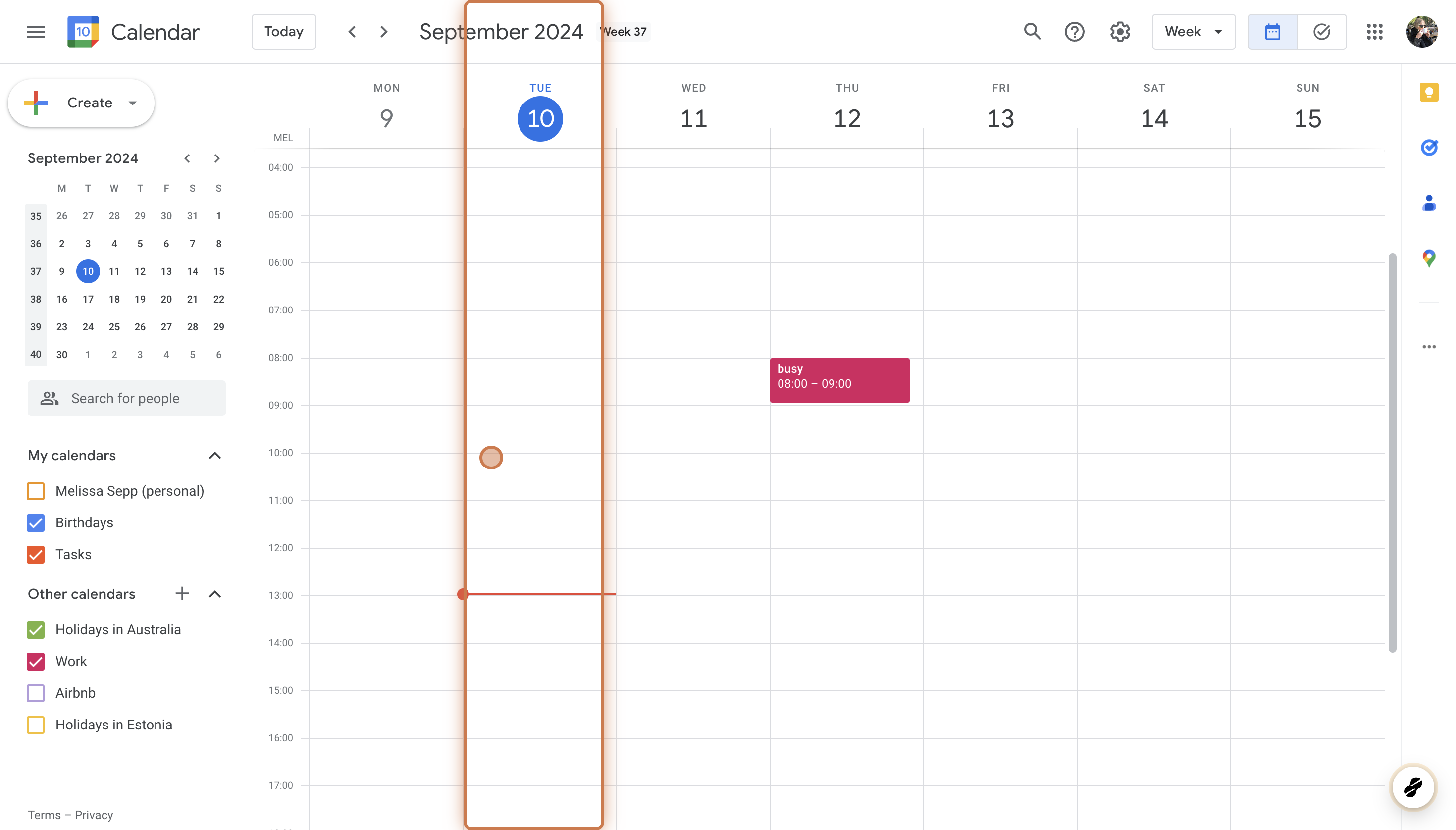 How to create a public Google Calendar for a shared space