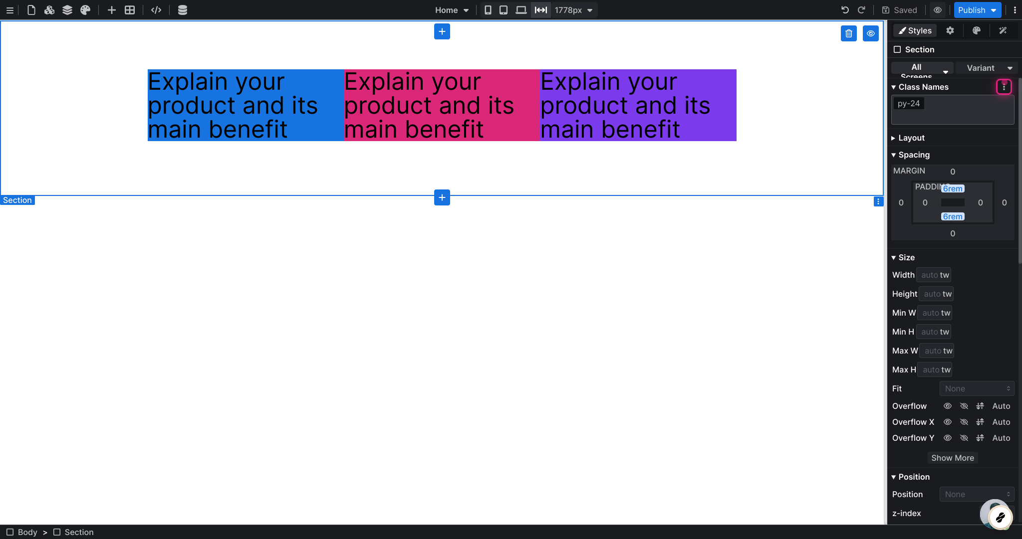 show 12 column grid with Versoly