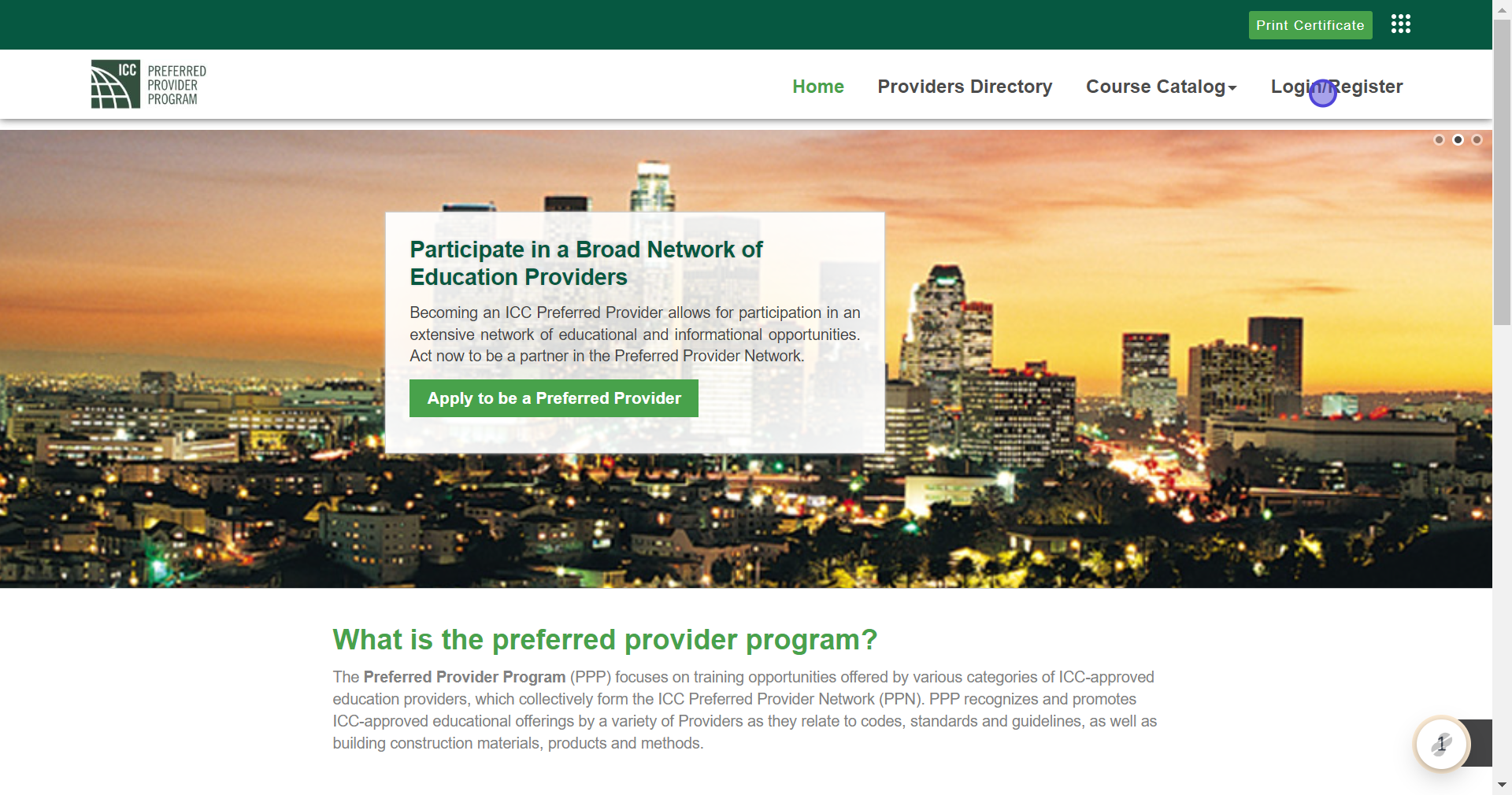 Enter a Course Listing