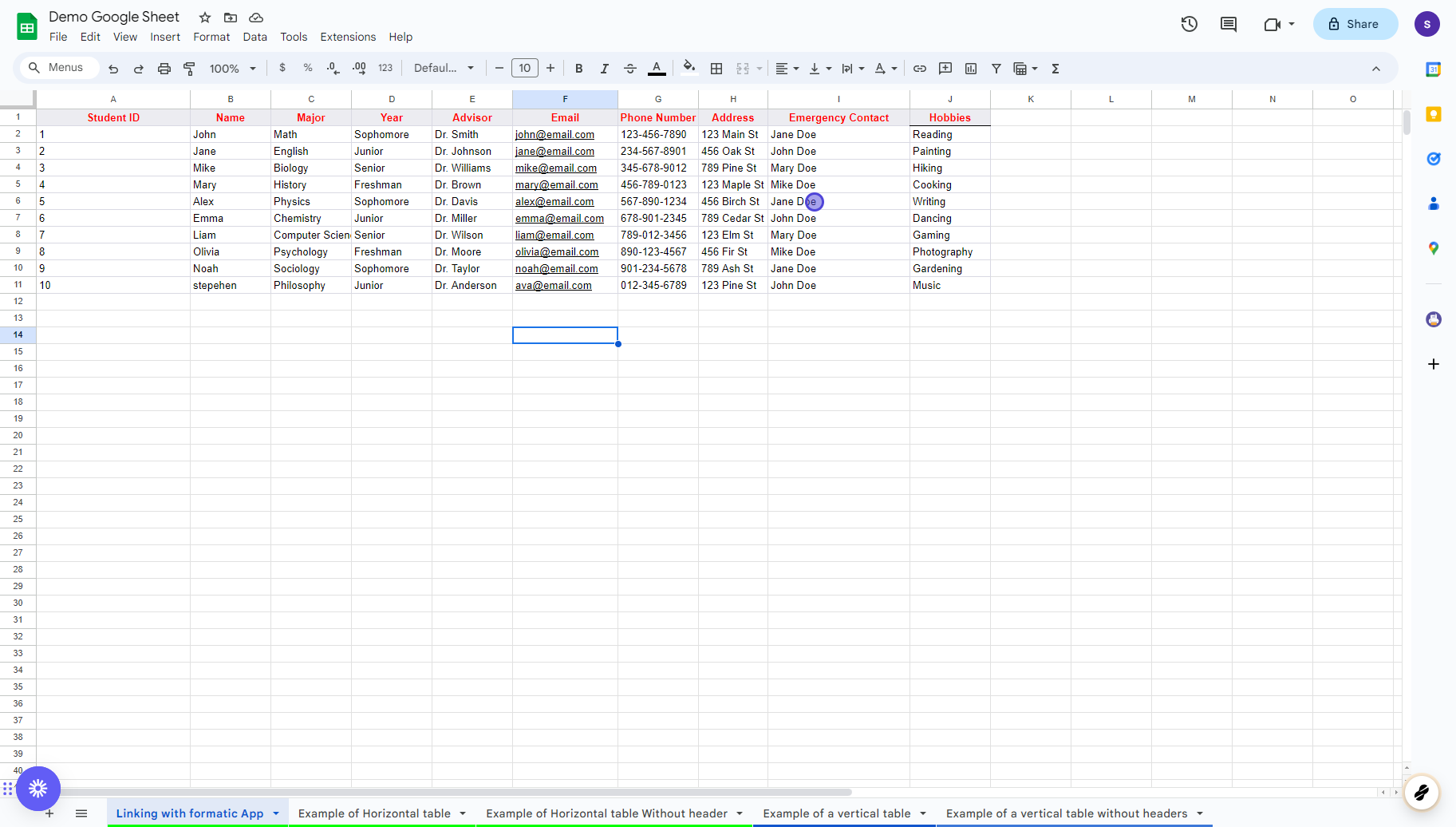 Integrating Google Sheets Tables and Google Form Responses with Formatic using the Formatic ...