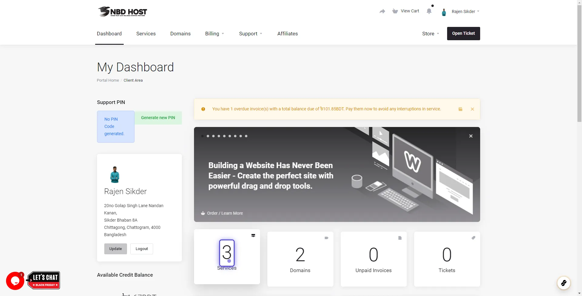 How to login into Cpanel from SNBD Host Website