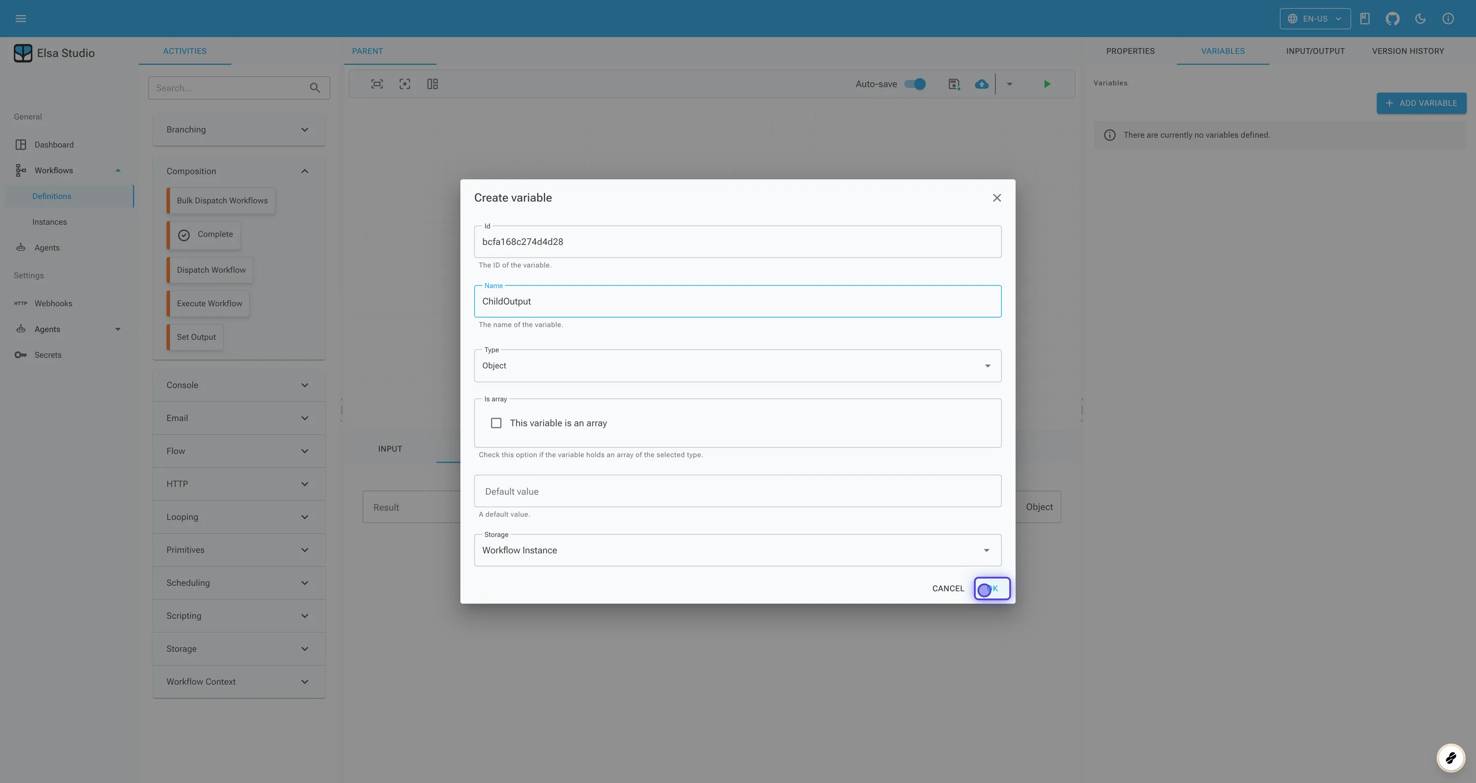 Dispatch Workflow Activity
