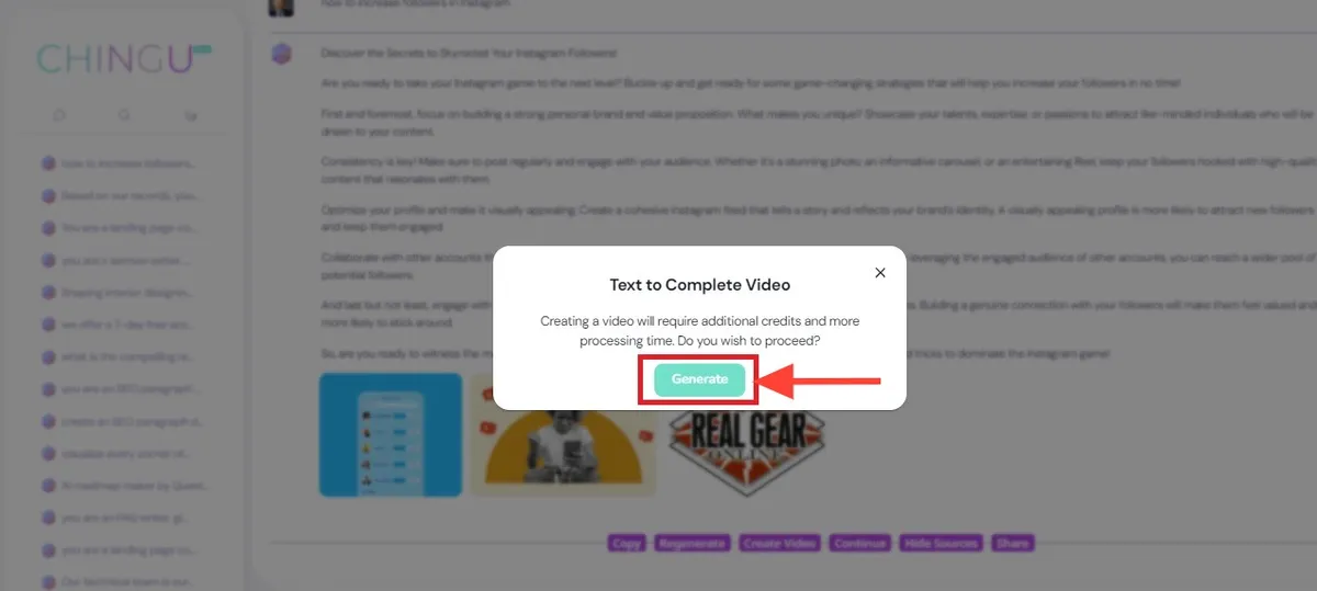 Guide with Chingu Auto-Video Generation
