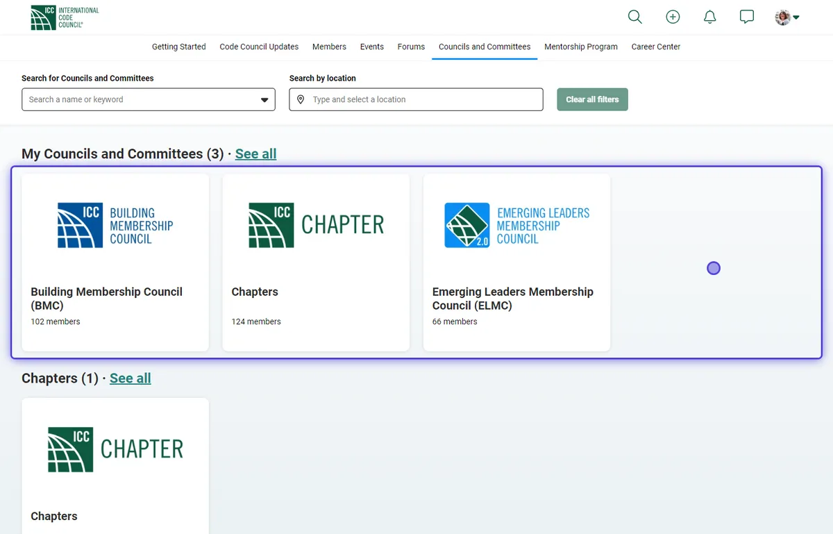 Joining a Membership Council in the Member Community