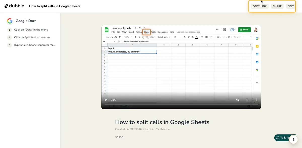 How to copy a guide as HTML (Magic Copy)