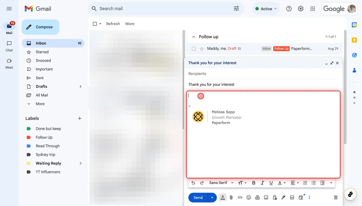 How to create and send email templates in Gmail