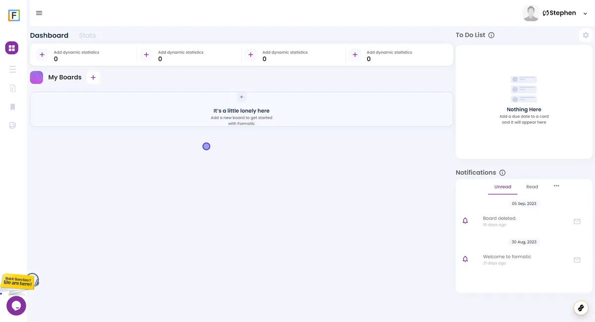 Setting Up Your First Formatic Board