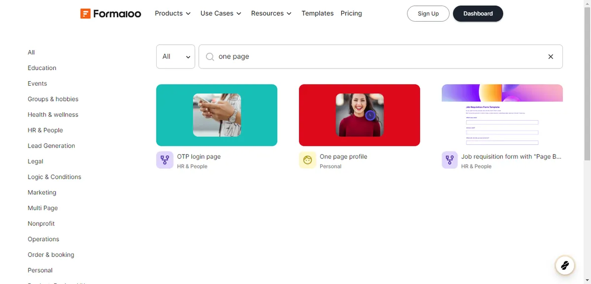 Guide with Formaloo and Formaloo - Dashboard