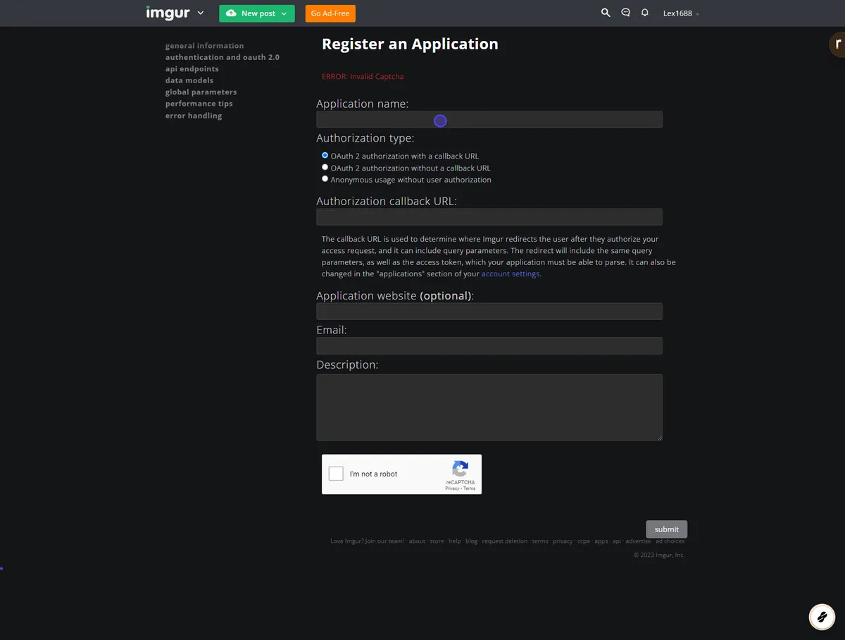 How to Get Imgur Client ID