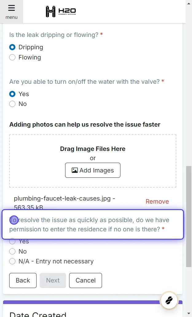 Submit a Maintenance Request using AppFolio