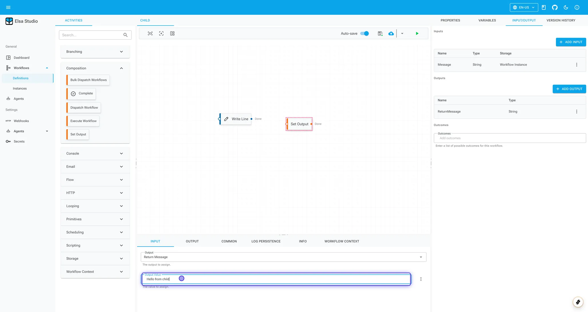 Dispatch Workflow Activity