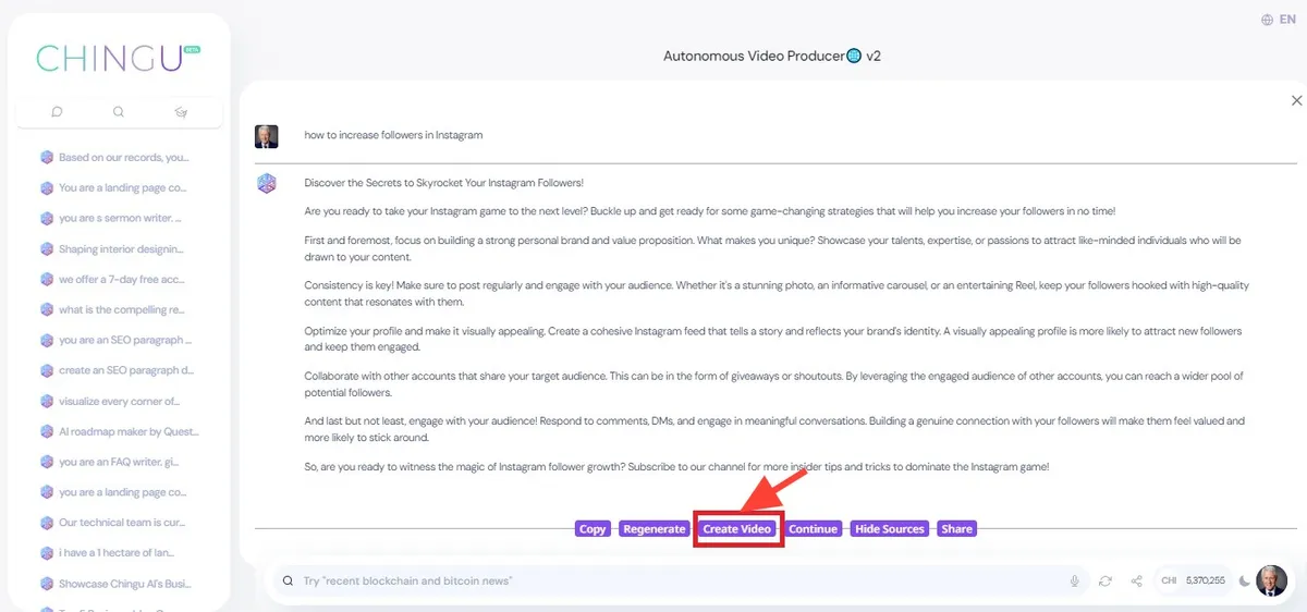 Guide with Chingu Auto-Video Generation