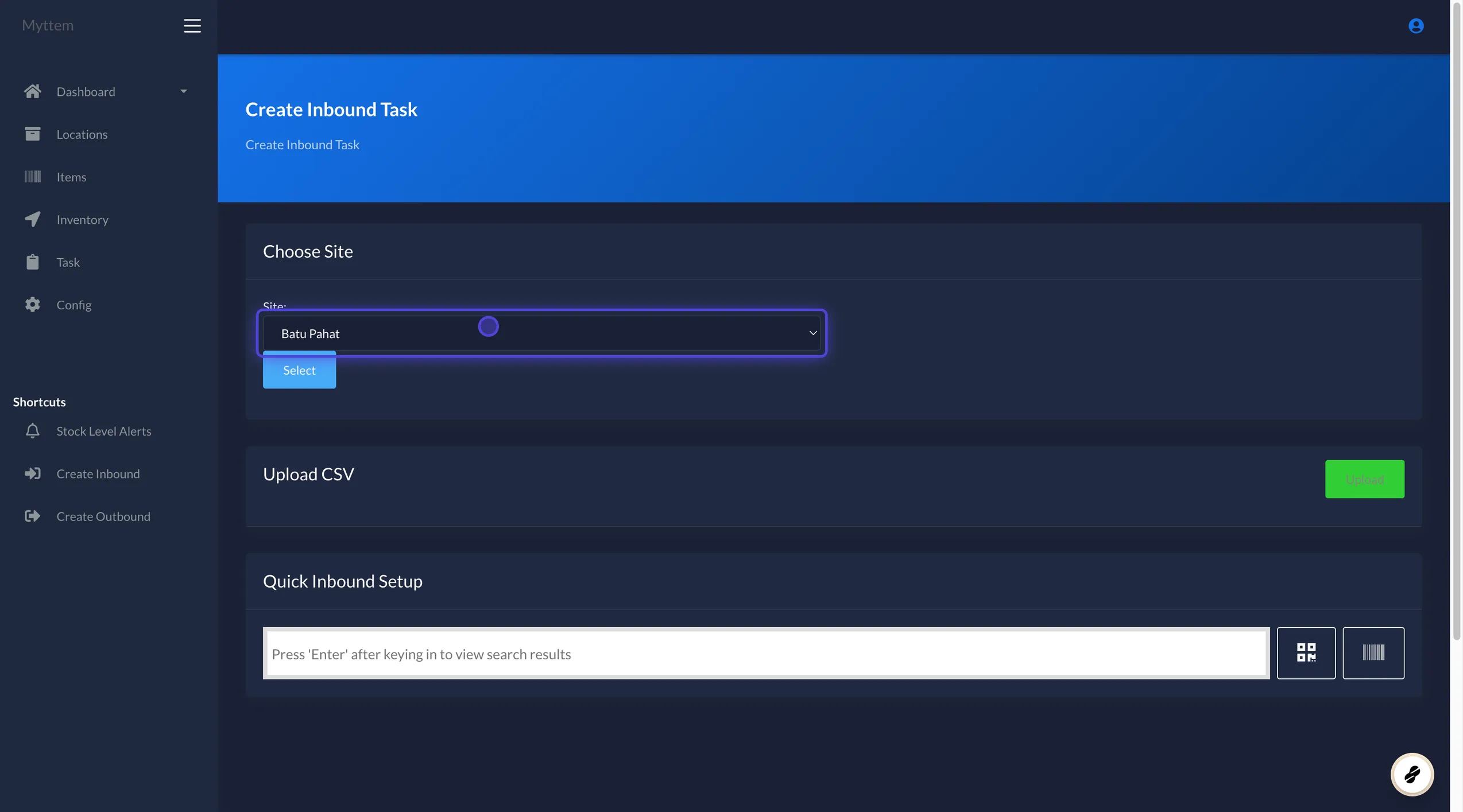 How to Create Inbound/Outbound Task