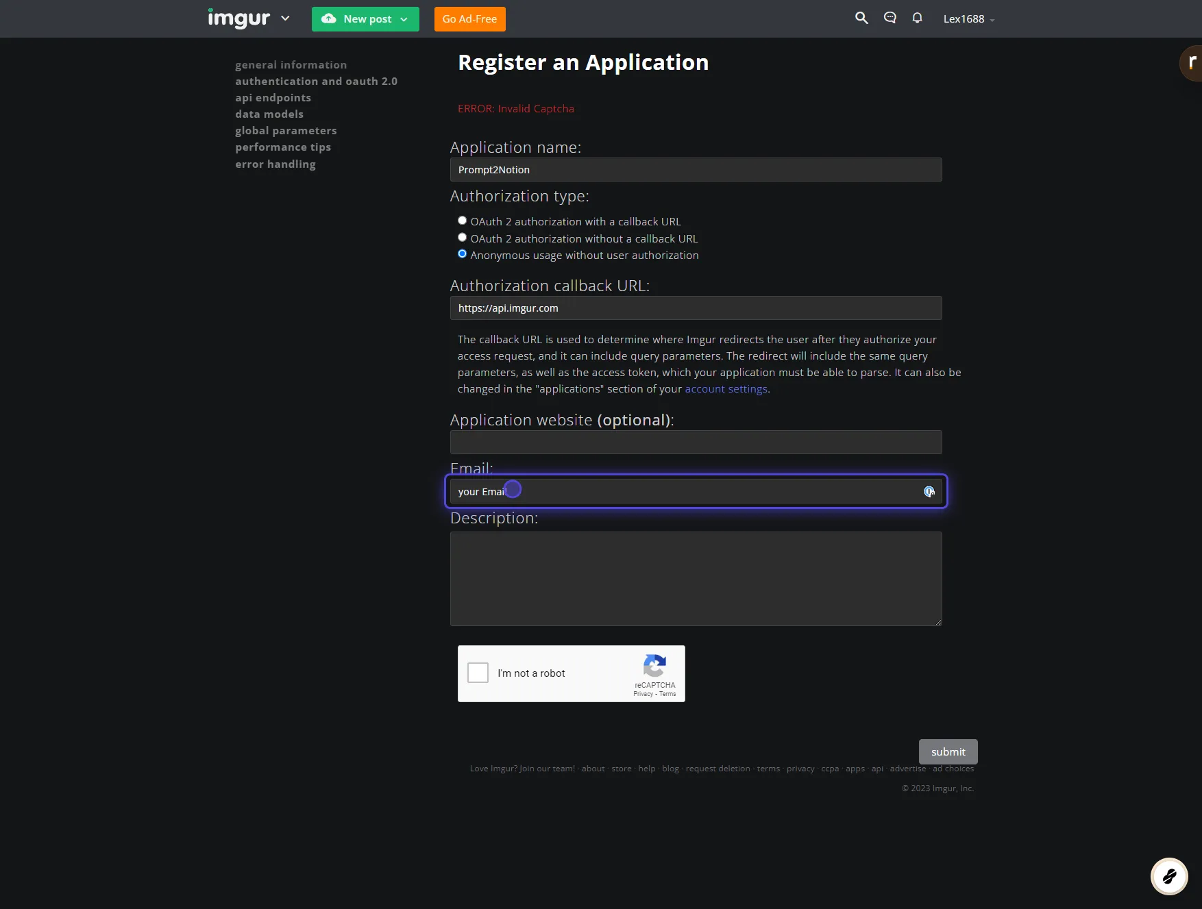 How to Get Imgur Client ID