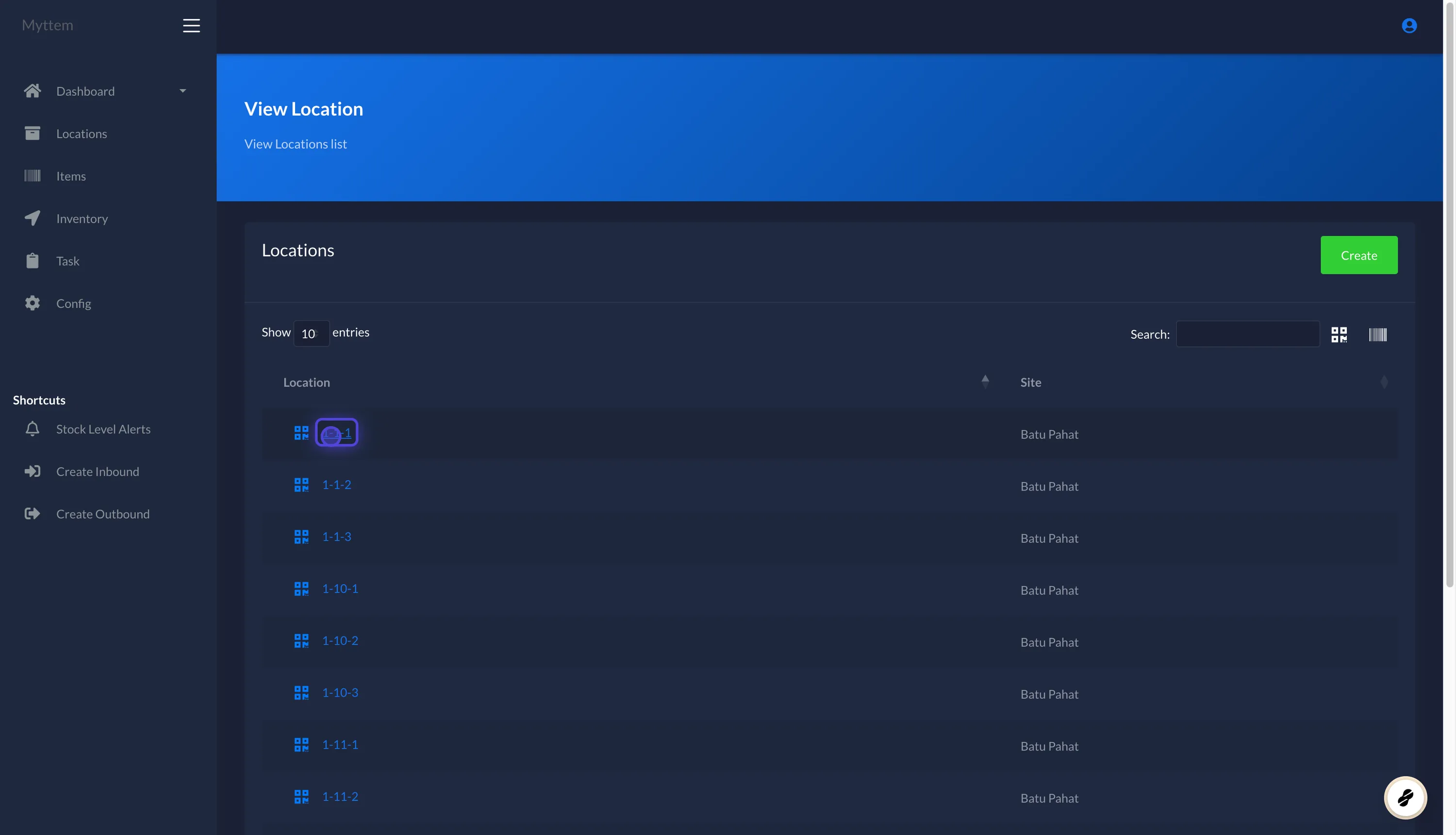 How to Access Details by Location Level