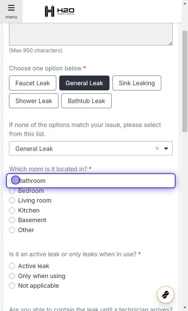 Submit a Maintenance Request using AppFolio