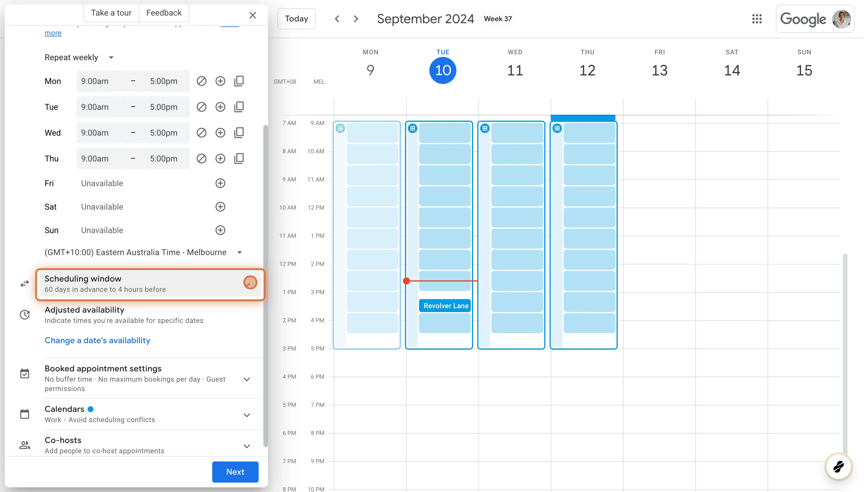 How to create an Appointment Schedule in Google Calendar