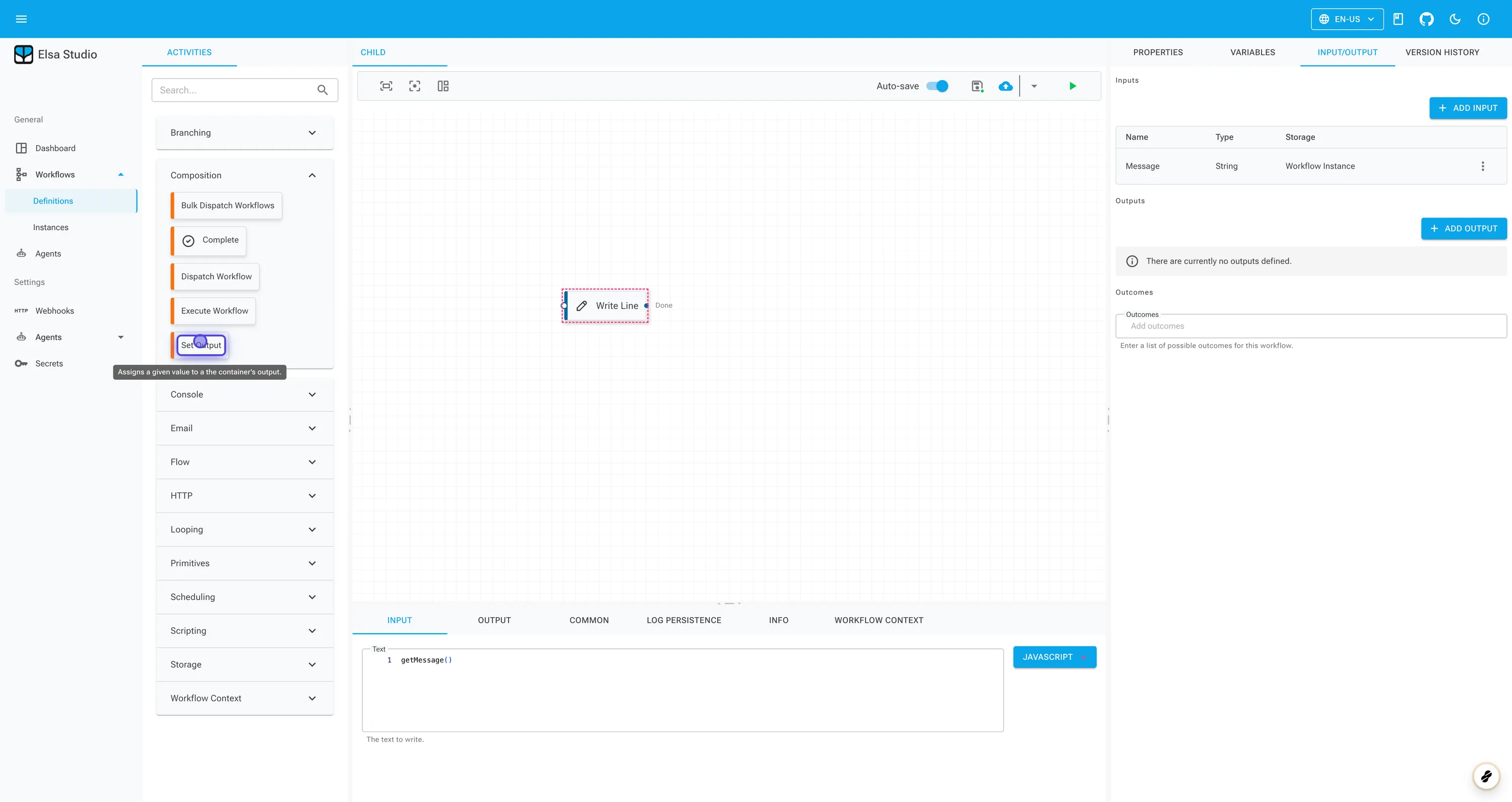 Dispatch Workflow Activity