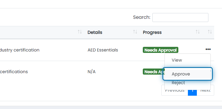 How do I approve/reject student's completed career planning activities ...