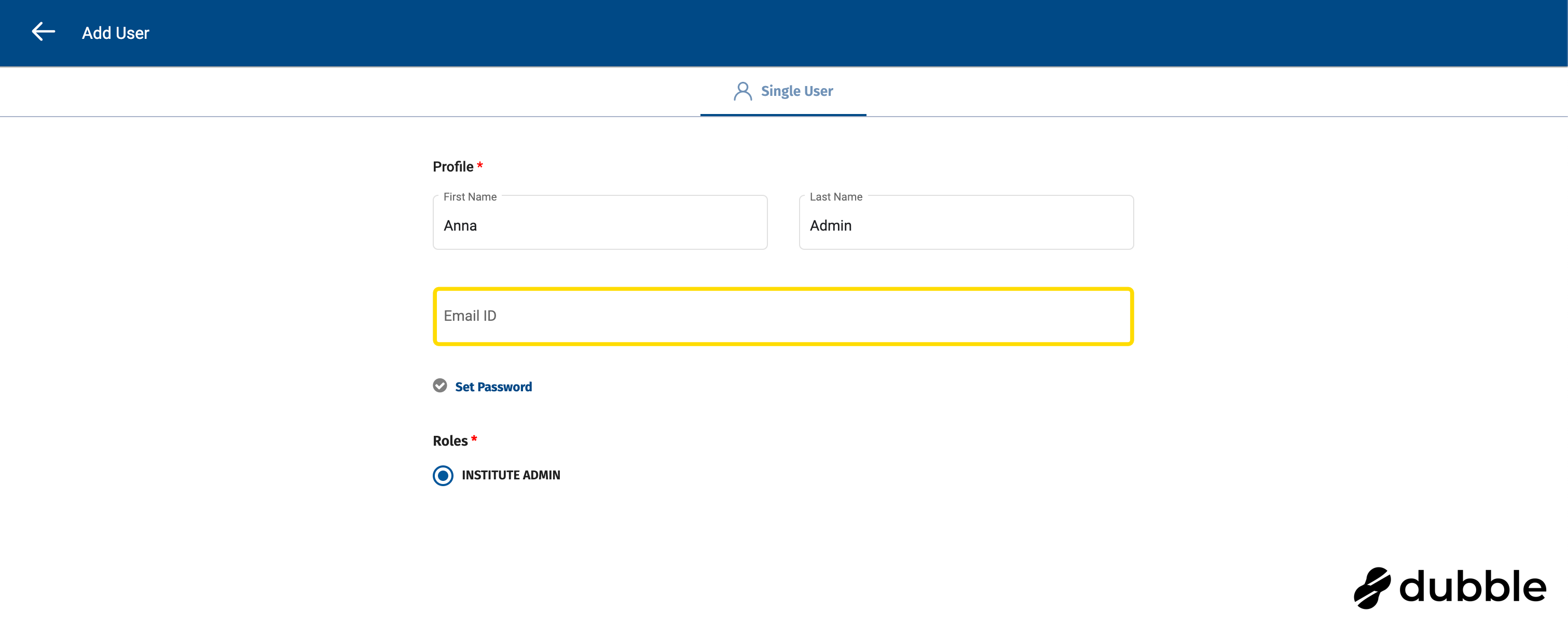 Creating Admin Accounts